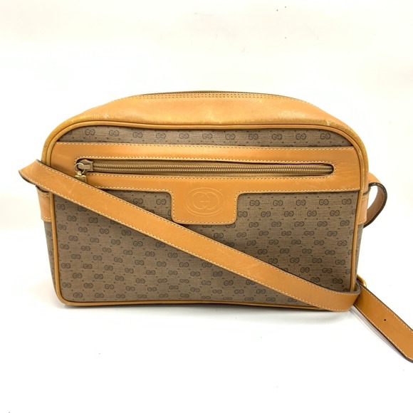 Gucci | Bags | Gucci Micro Gg Shoulder Bag Brown | Poshmark